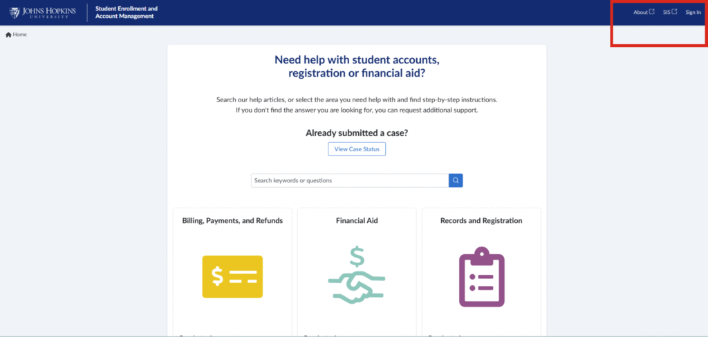SEAM Johns Hopkins University | Online Form How-To